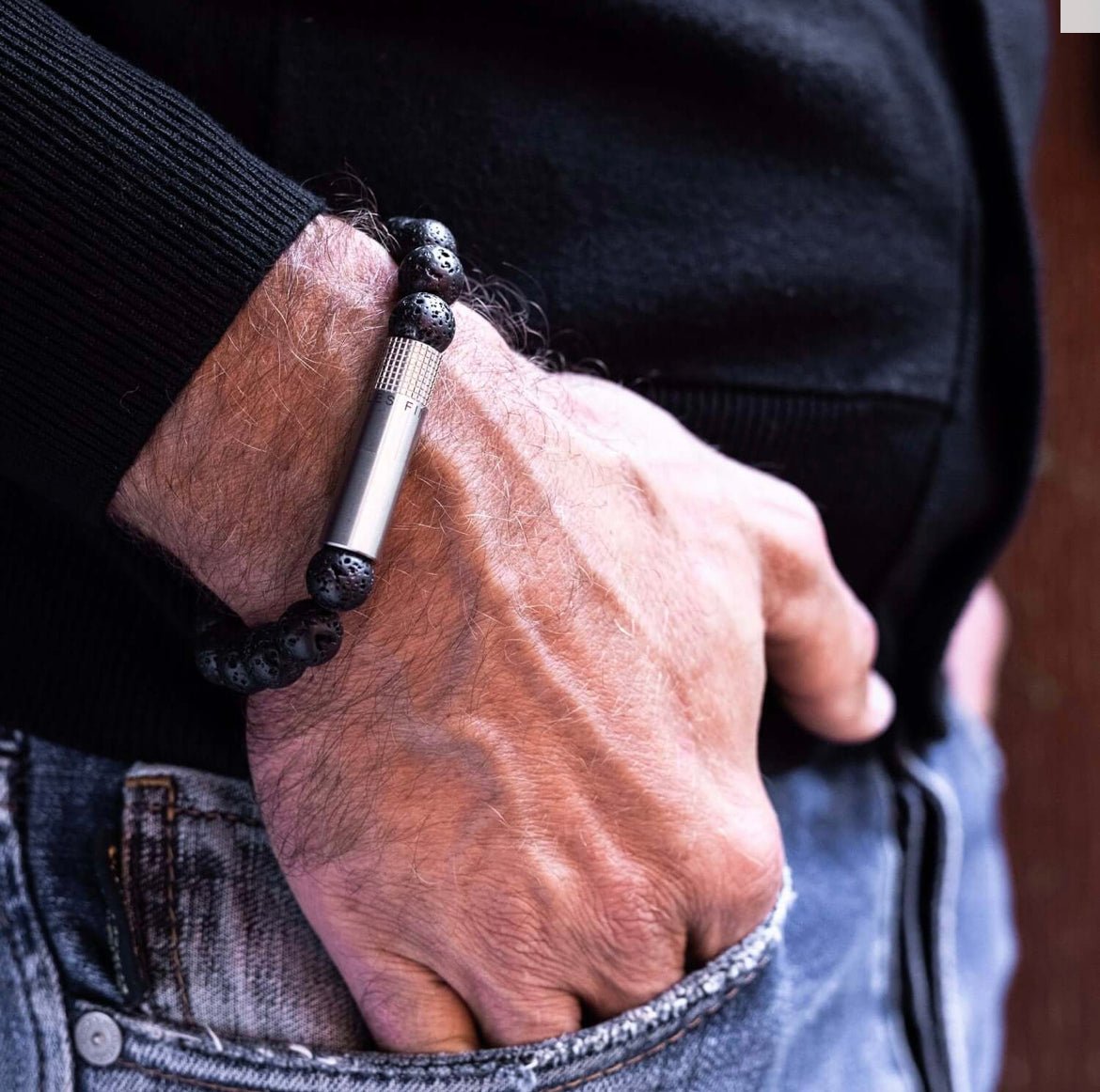 Cigar Punch Bracelet - Lava by Les Fines Lames - CIGAR VAULT